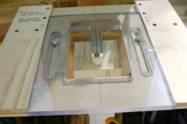 Blackwater River Guitars - Tools - Neck Tenon Jig